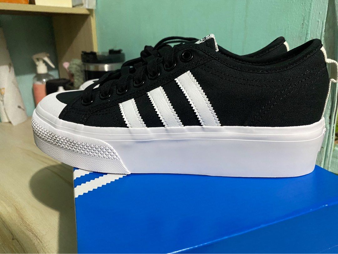 Adidas Platform sneakers, Women's Fashion, Footwear, Sneakers on Carousell