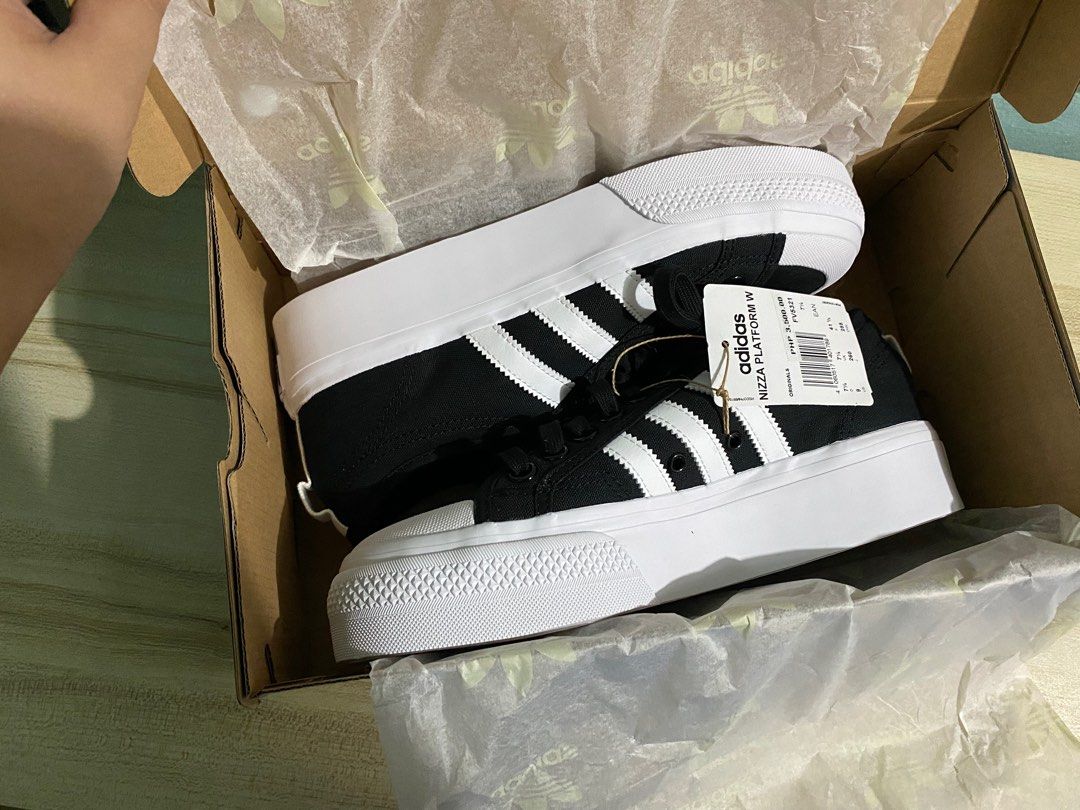 Adidas Platform sneakers, Women's Fashion, Footwear, Sneakers on Carousell