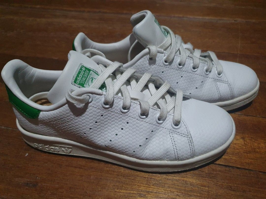 Adidas Stan Smith Weave pattern (MENS 5 WOMENS 6.5), Women's Fashion ...