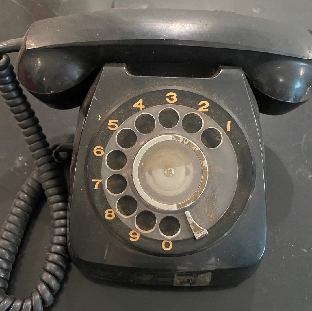 Antique rotary dial phone, Hobbies & Toys, Memorabilia & Collectibles ...