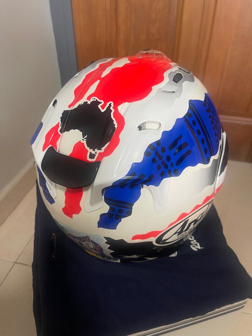 Arai Ram 4 Mick Doohan, Motorcycles, Motorcycle Apparel on Carousell
