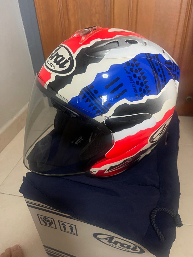 Arai Ram 4 Mick Doohan, Motorcycles, Motorcycle Apparel on Carousell