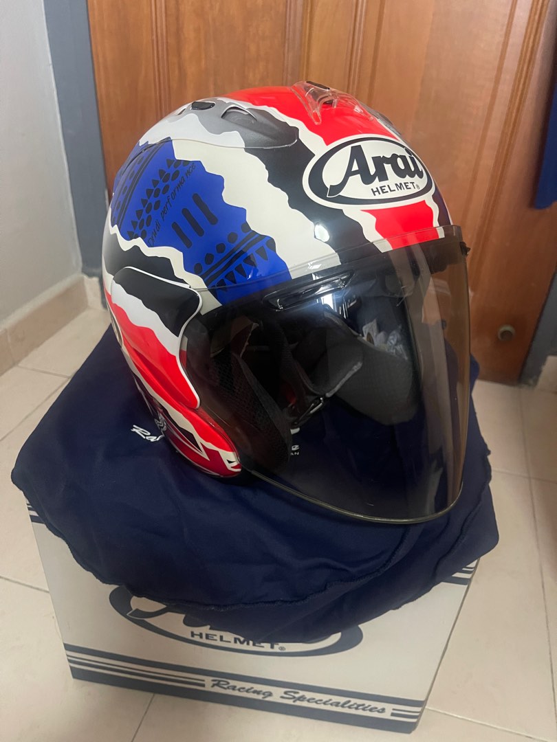 Arai Ram 4 Mick Doohan, Motorcycles, Motorcycle Apparel on Carousell