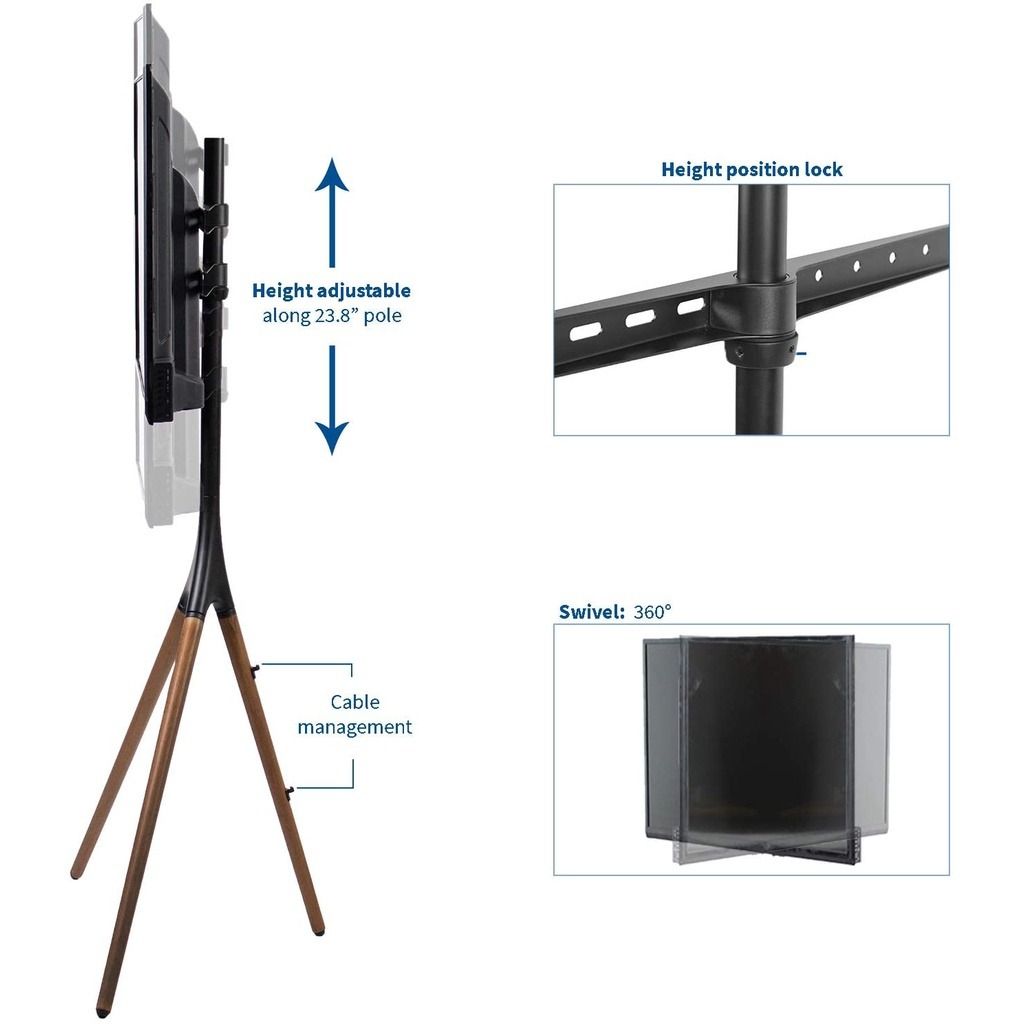 Artistic Easel 45 to 65 inch LED LCD Screen, Studio TV Display Stand ...
