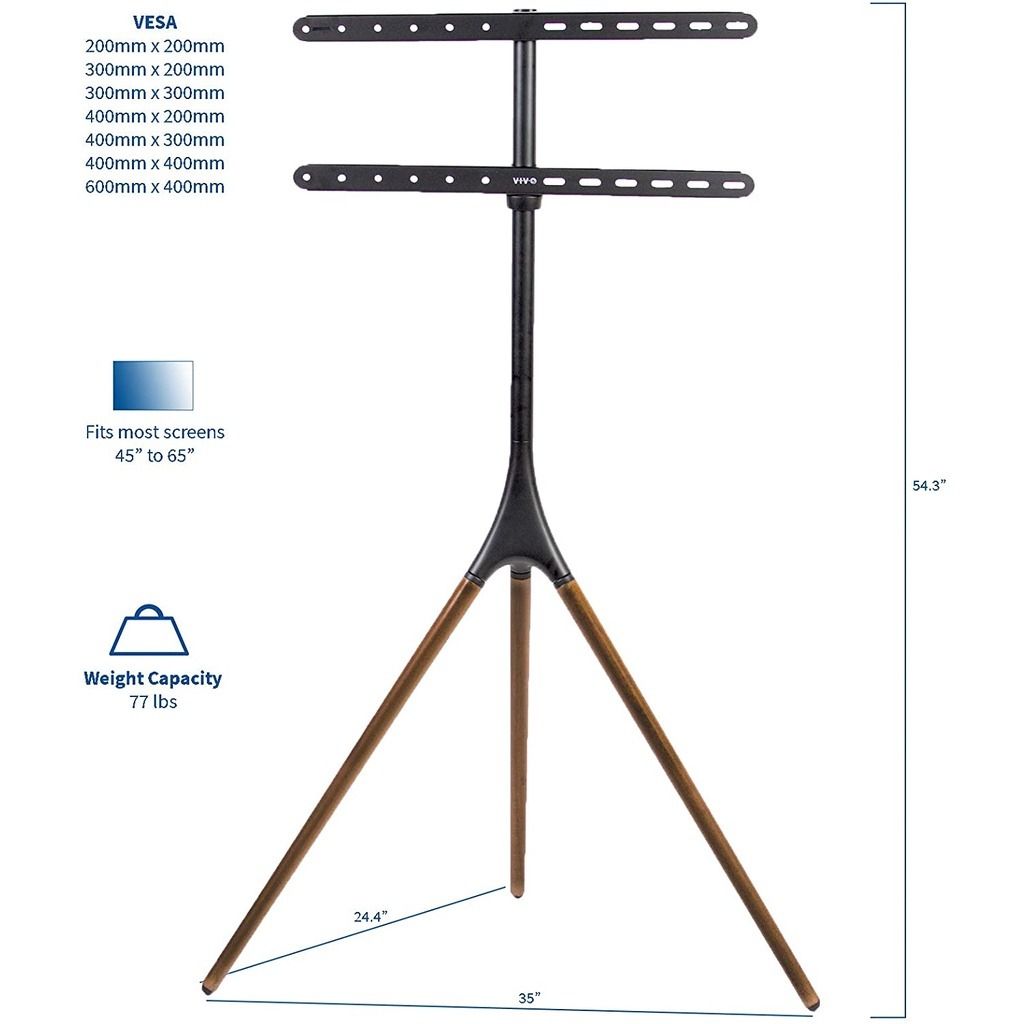 Artistic Easel 45 to 65 inch LED LCD Screen, Studio TV Display Stand ...