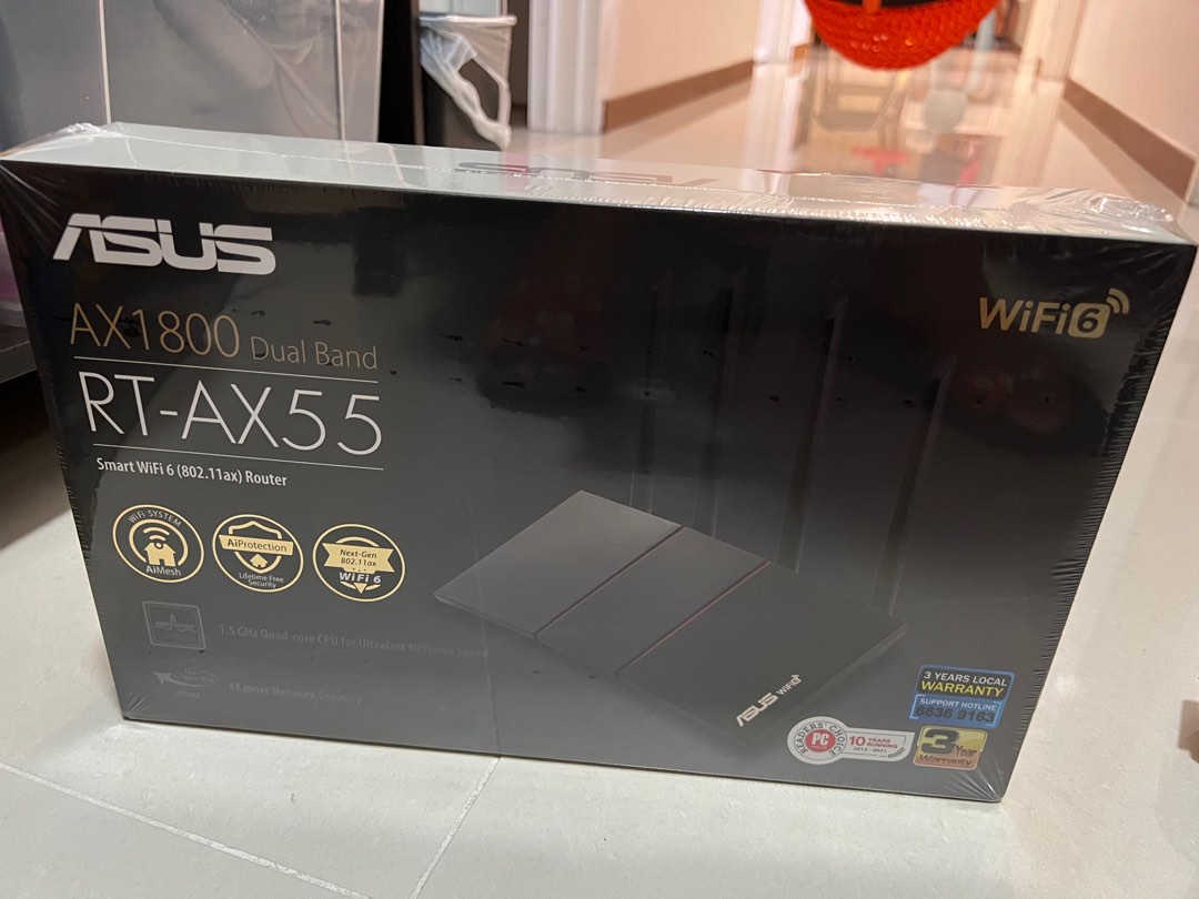 ASUS AX1800 RT-AX55, Computers & Tech, Parts & Accessories, Networking ...
