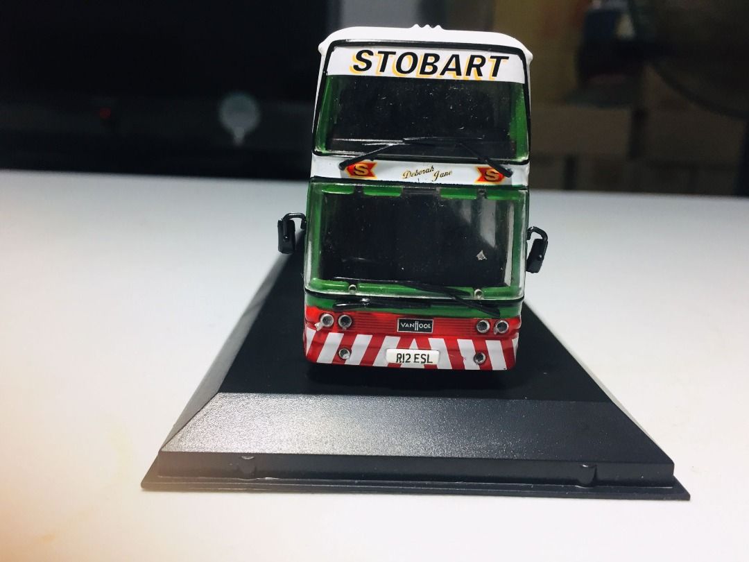 Very Rare ATLAS EDDIE STOBART Ltd 1/76 VOLVO B12T VAN HOOL ASTROBEL ...