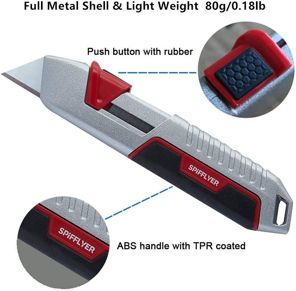 AUTO RETRACTABLE UTILITY SAFETY KNIFE/ SAFETY PENKNIFE/ AUTO NT CUTTER ...