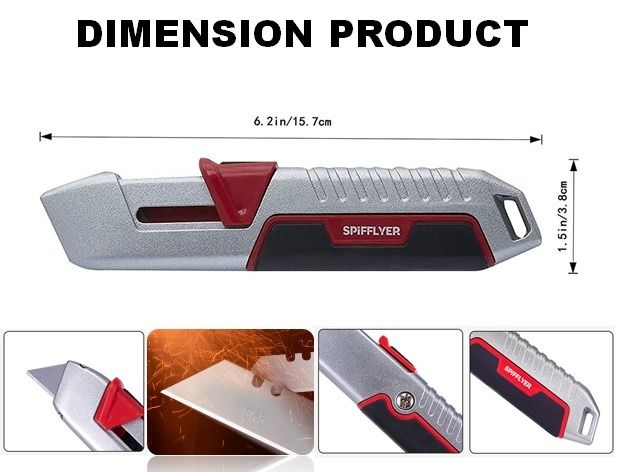 AUTO RETRACTABLE UTILITY SAFETY KNIFE/ SAFETY PENKNIFE/ AUTO NT CUTTER ...