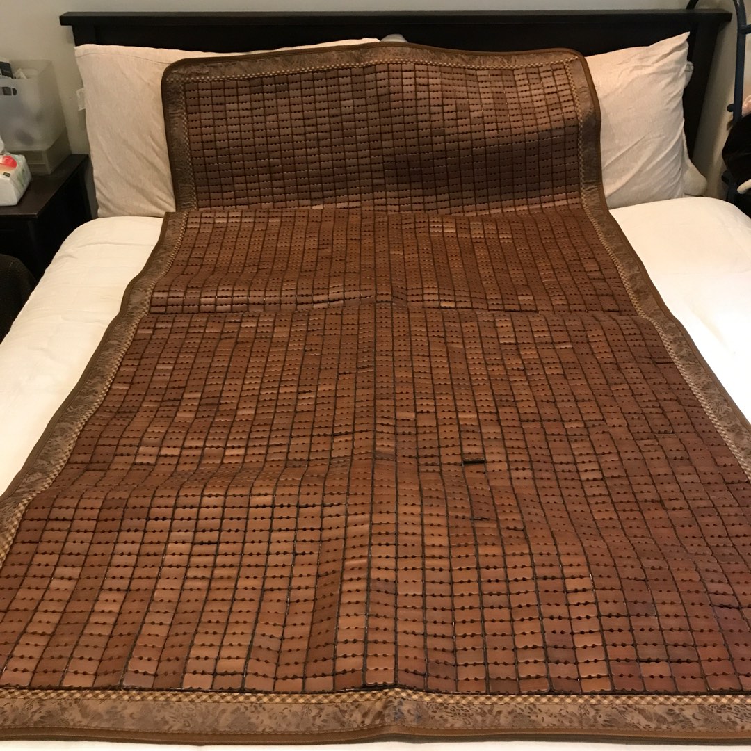 Bamboo (Mahjong Tile) Sleeping Mattress Mat (1mx1.8m), Furniture & Home ...