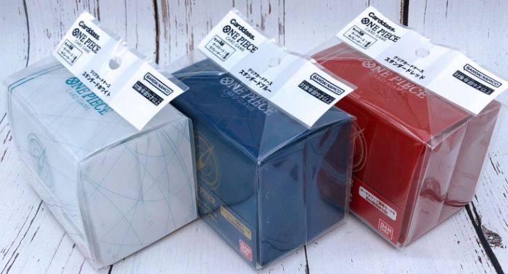 Bandai One Piece Card Game Clear Card Case 2022 Standard Blue Red White ...