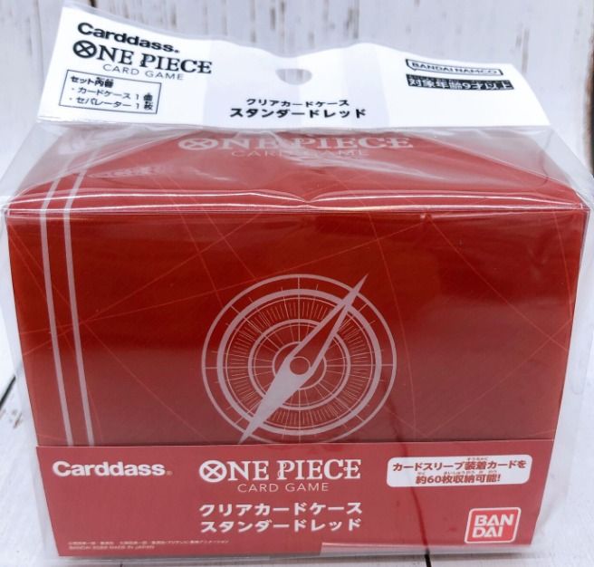 Bandai One Piece Card Game Clear Card Case 2022 Standard Blue Red White ...