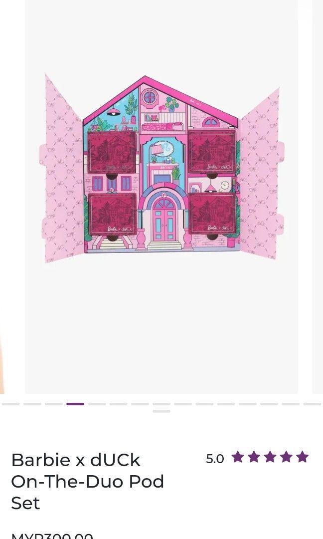 Barbie x dUCk on the duo pod set, Beauty & Personal Care, Face, Makeup ...