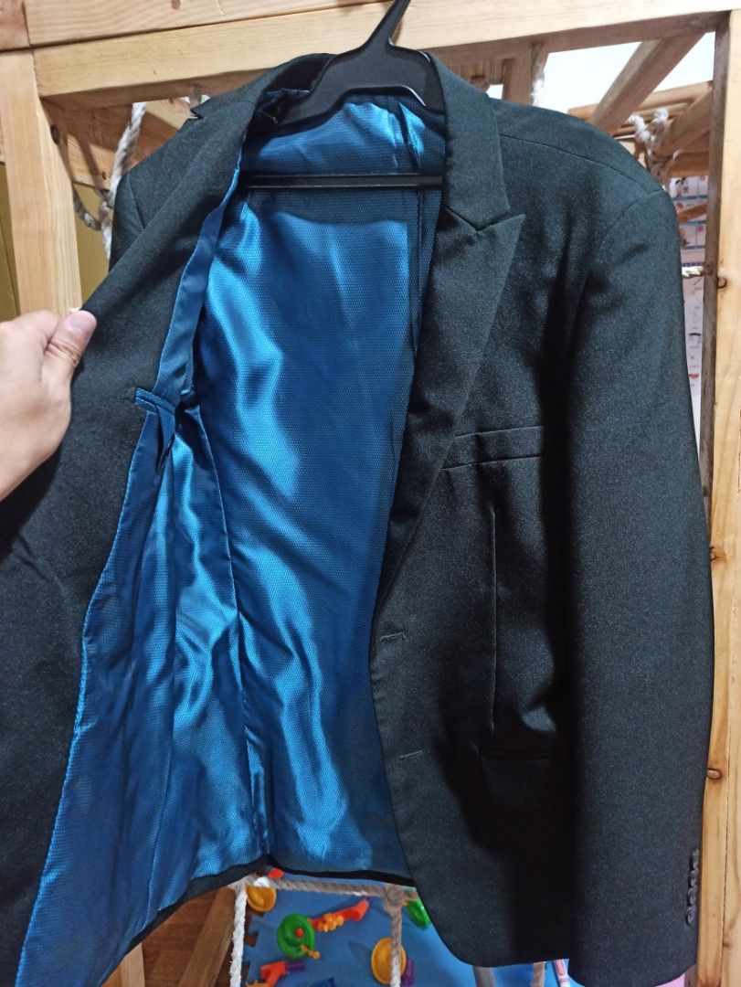 Black Suit Chancellor 9000 Size S Slim Type, Men's Fashion, Coats ...