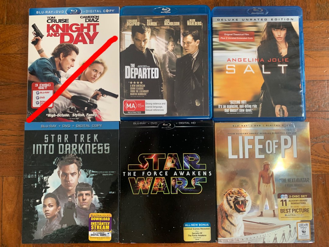 Bluray Action Movies [4], Hobbies & Toys, Music & Media, CDs & DVDs on ...