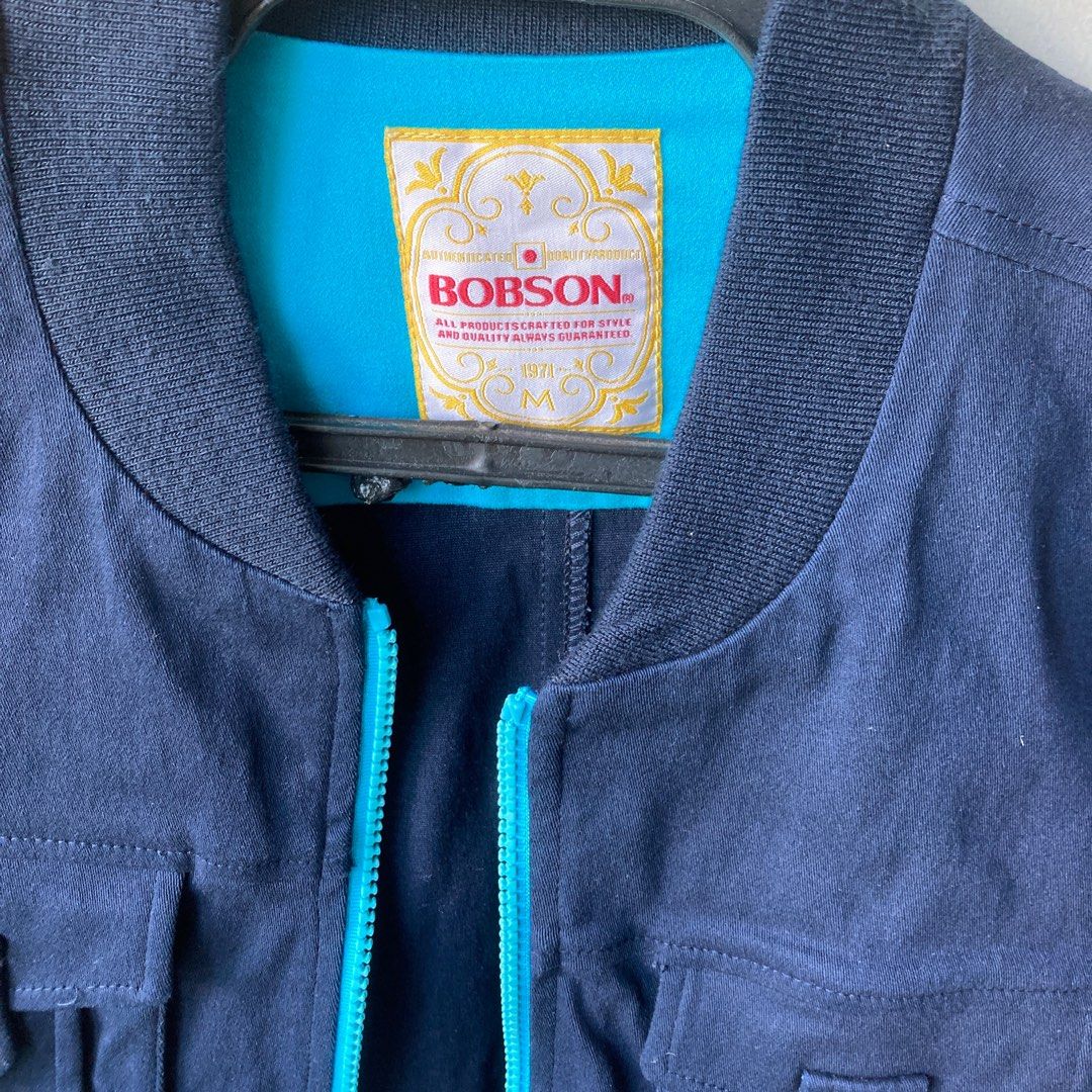 Bobson Bomber Jacket Navy Blue, Women's Fashion, Coats, Jackets and ...