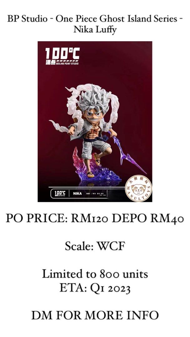 BP Studio - One Piece Ghost Island Series - Nika Luffy, Hobbies & Toys ...