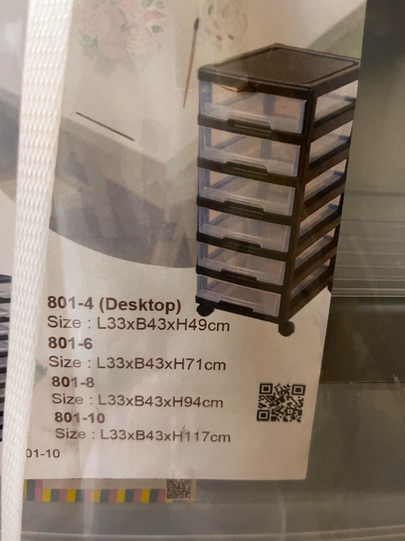 Brand New Toyogo 6 Tier Marine Doc Drawer (wheels), Furniture & Home ...