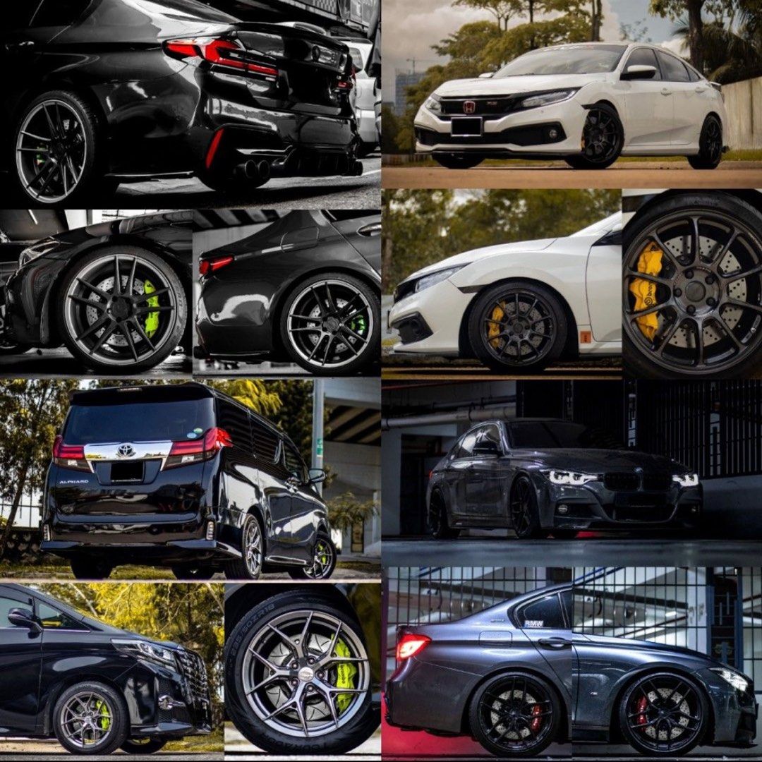 Brembo GT6 [ GTS Style ] 6 Pot Caliper Brake Kit for ( Volkswagen Golf ...