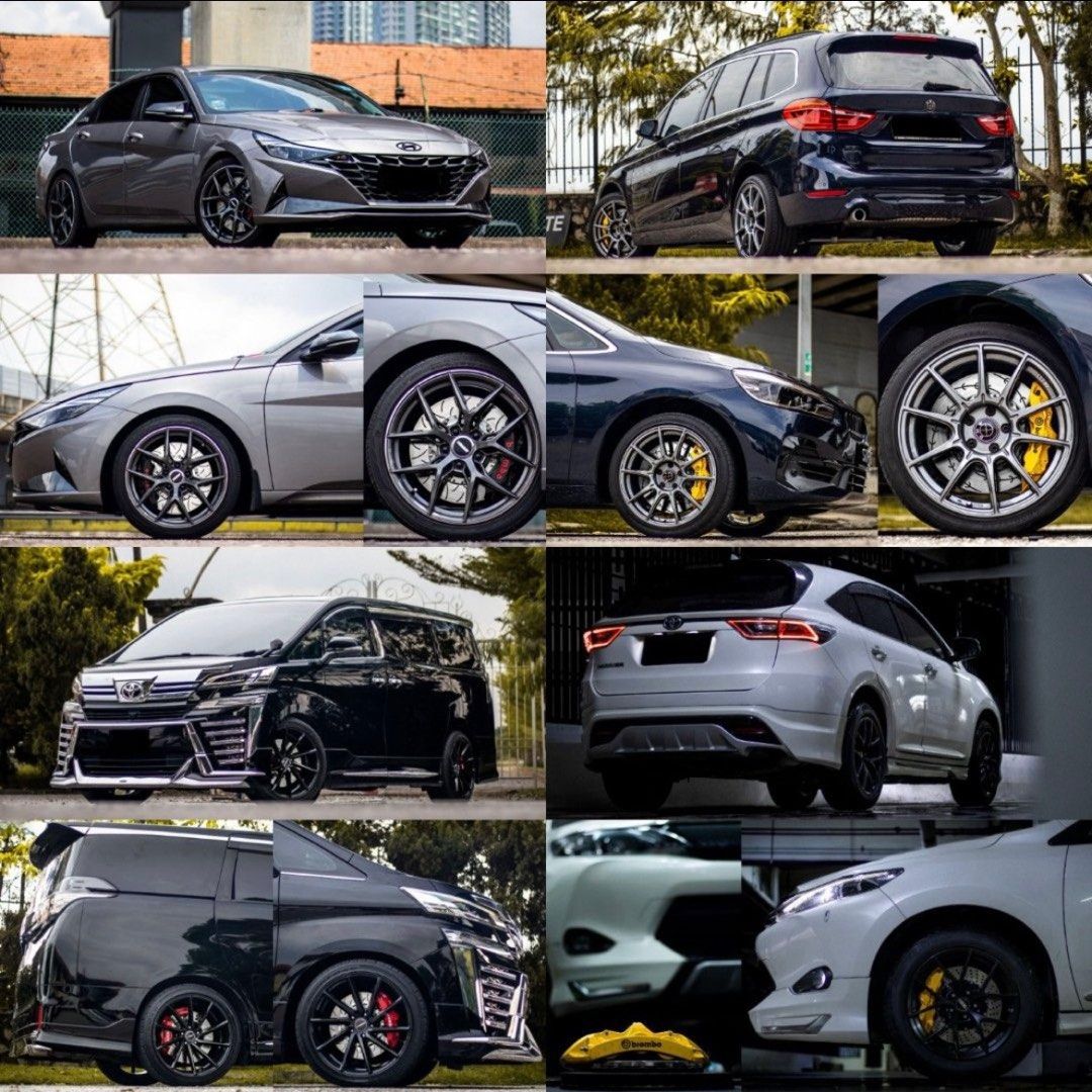 Brembo GT6 [ GTS Style ] 6 Pot Caliper Brake Kit for ( Volkswagen Golf ...