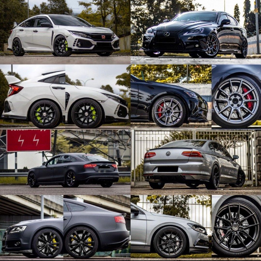 Brembo GT6 [ GTS Style ] 6 Pot Caliper Brake Kit for ( Volkswagen Golf ...