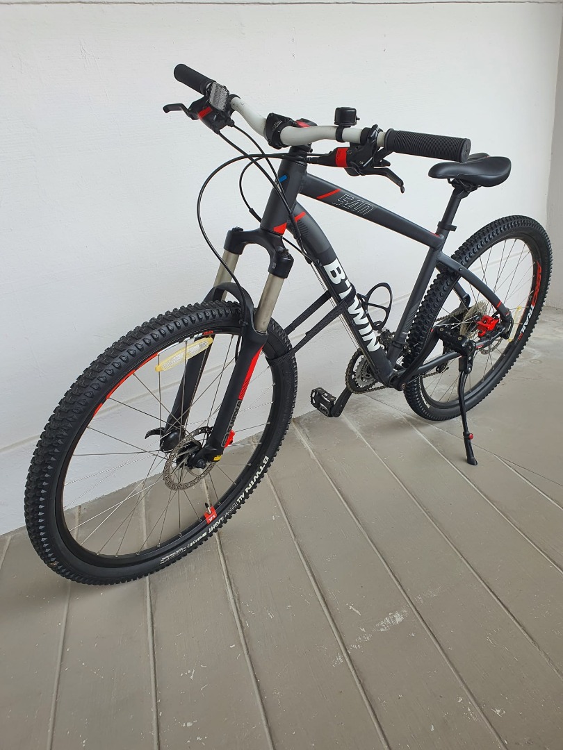 BTWIN ROCKRIDER ST540 Mountain Bike, Sports Equipment, Bicycles & Parts ...