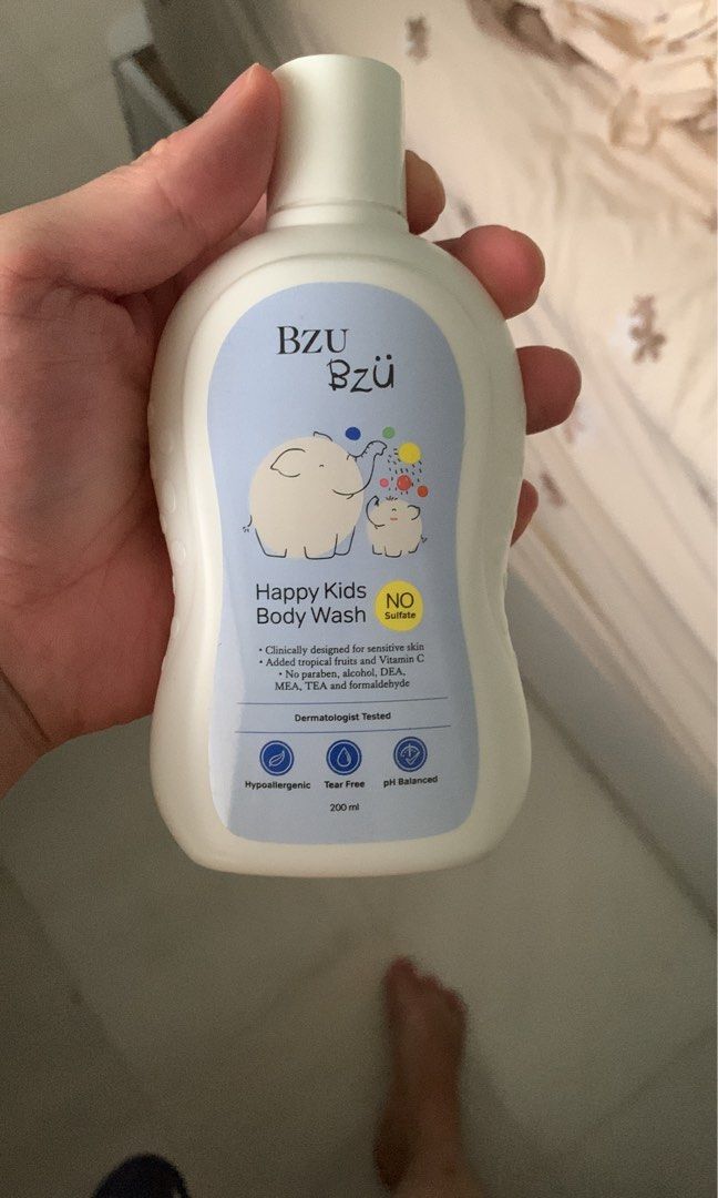 Bzu Bzu Happy Kids Body Wash, Babies & Kids, Bathing & Changing, Baby ...