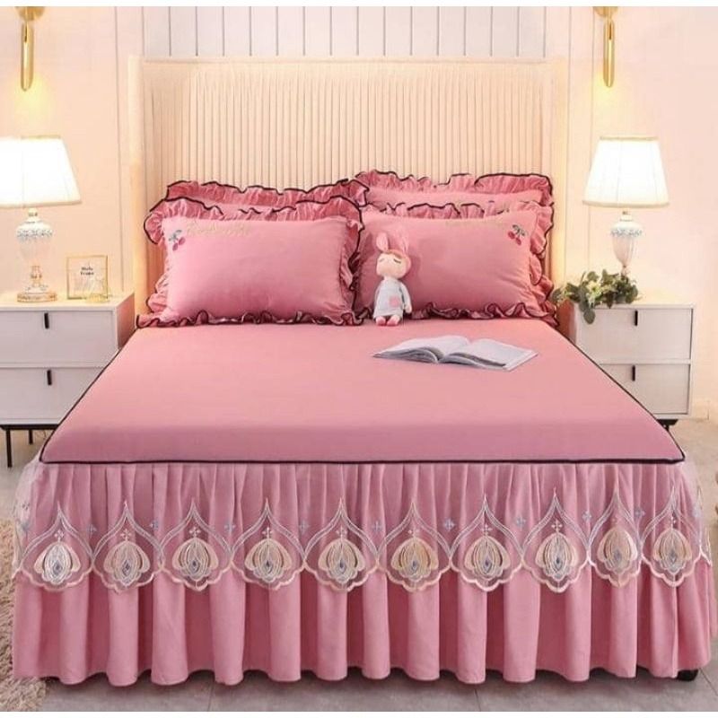 cadar pengantin cadar kawin cadar kawen cadar bertunang cadar plain 3 ...