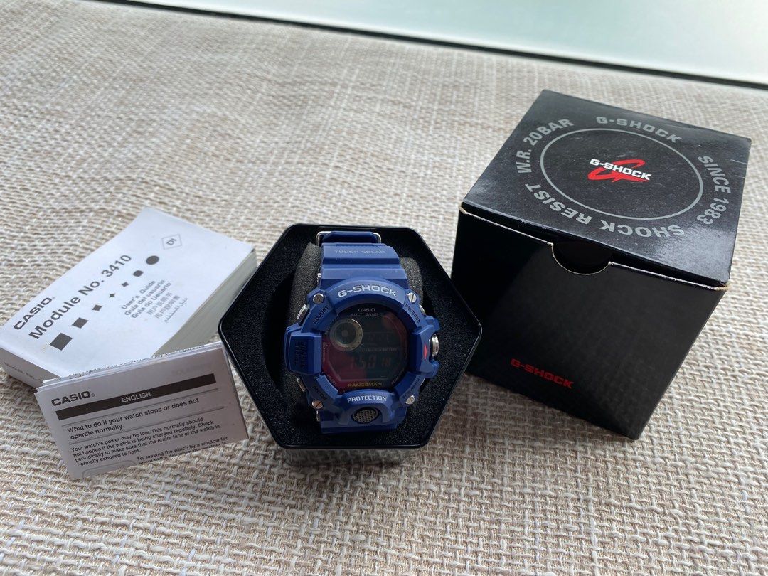 Casio G-Shock Rangeman Navy Mod, Men's Fashion, Watches & Accessories ...