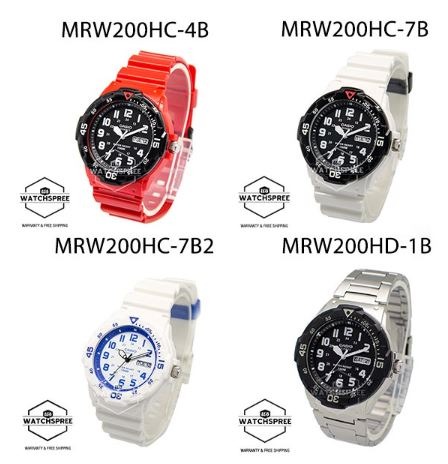 Casio Watch MRW200H Series, Men's Fashion, Watches & Accessories ...