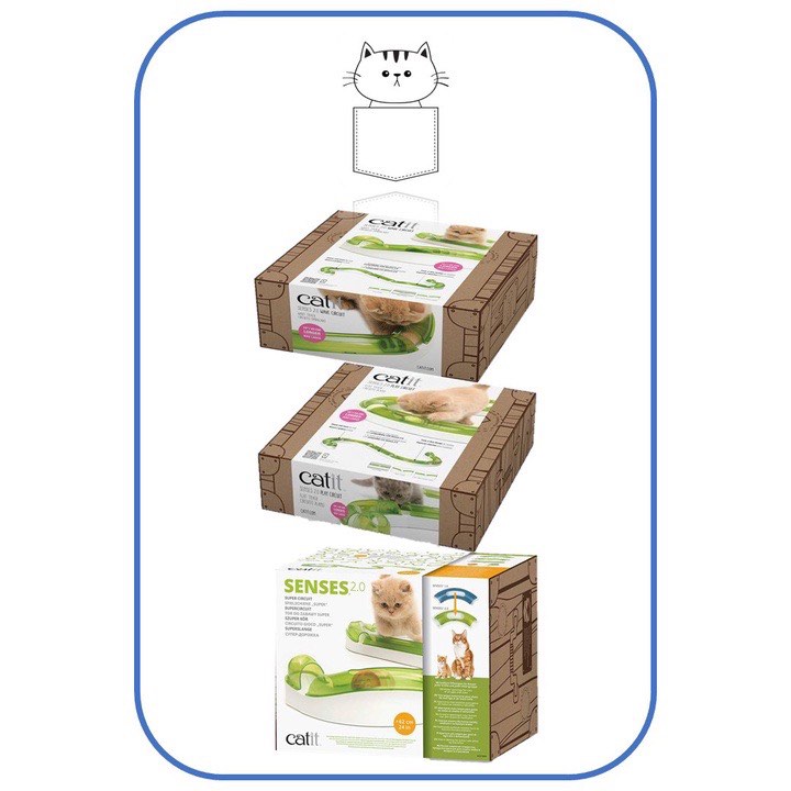Catit Super Circuit & Catit Play Circuit, Pet Supplies, Homes & Other ...