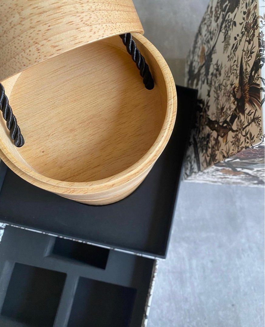 Christian Dior 3 tier dimsum wooden box with drawer compartment ...