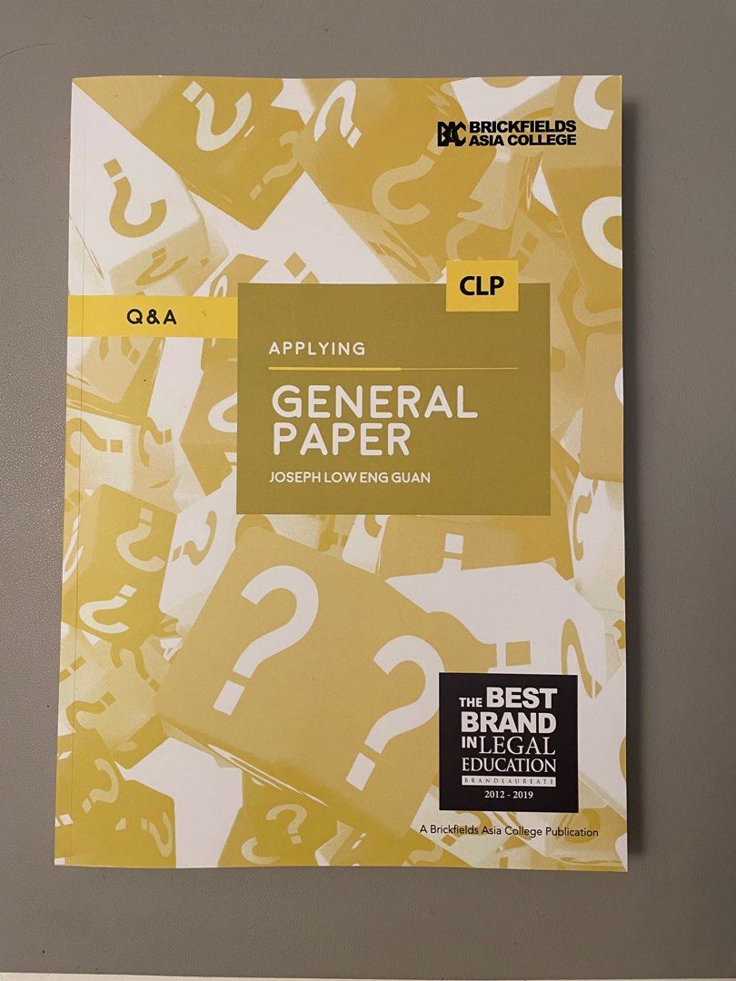 CLP General Paper, Hobbies & Toys, Books & Magazines, Textbooks on ...