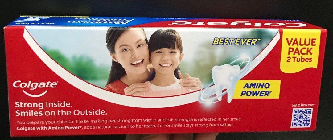 Colgate Anticavity Toothpaste Great Regular Flavor (2 tubes x 195g) Maximum Cavity Protection ...