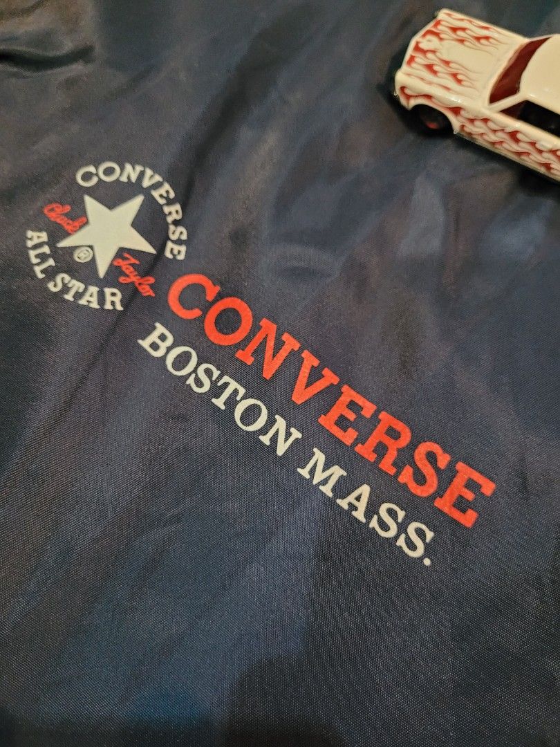 CONVERSE BOSTON MASS COACH JACKET ALL STAR CHUCK TAYLOR Made in JAPAN ...