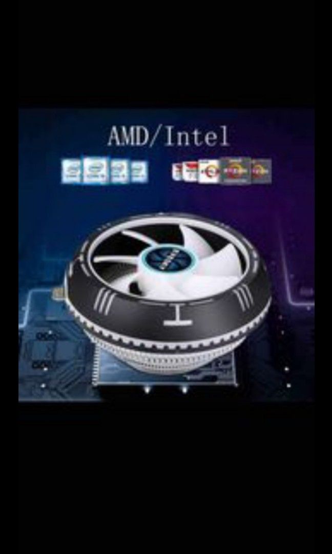CPU COOLER SYCAT RGB amd/Intel..., Computers & Tech, Parts ...