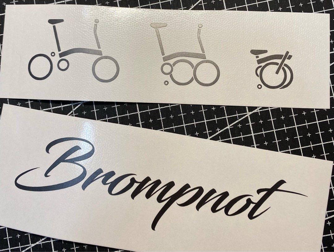Custom Brompton/Trifold/Bicycle/Foldie Designs Sticker High Quality ...