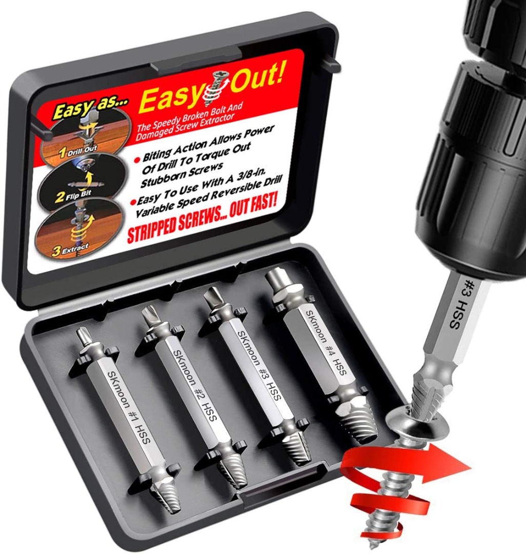 Damaged Screw Remover and Extractor Set by SKmoon,Easily Remove ...