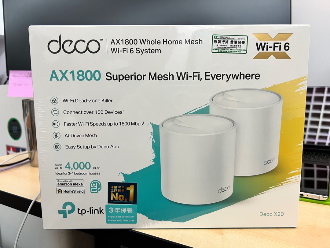 Deco AX1800 superior mesh wi-fi, 電腦＆科技, 電腦周邊及配件, Wifi及上網相關產品 - Carousell