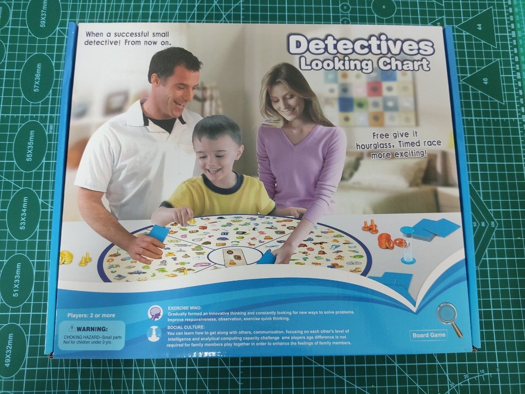 Detectives Looking Chart, Hobbies & Toys, Toys & Games on Carousell
