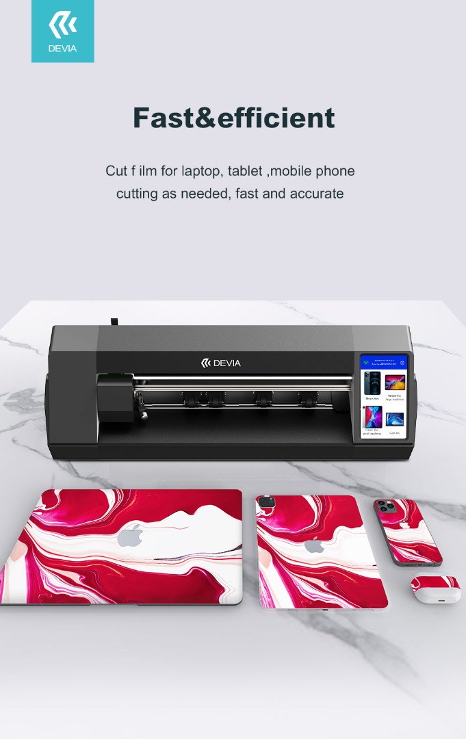 Devia Intelligent Film Cutting Machine Laptop Size With Touch Screen, Built-In App+Bluetooth ...