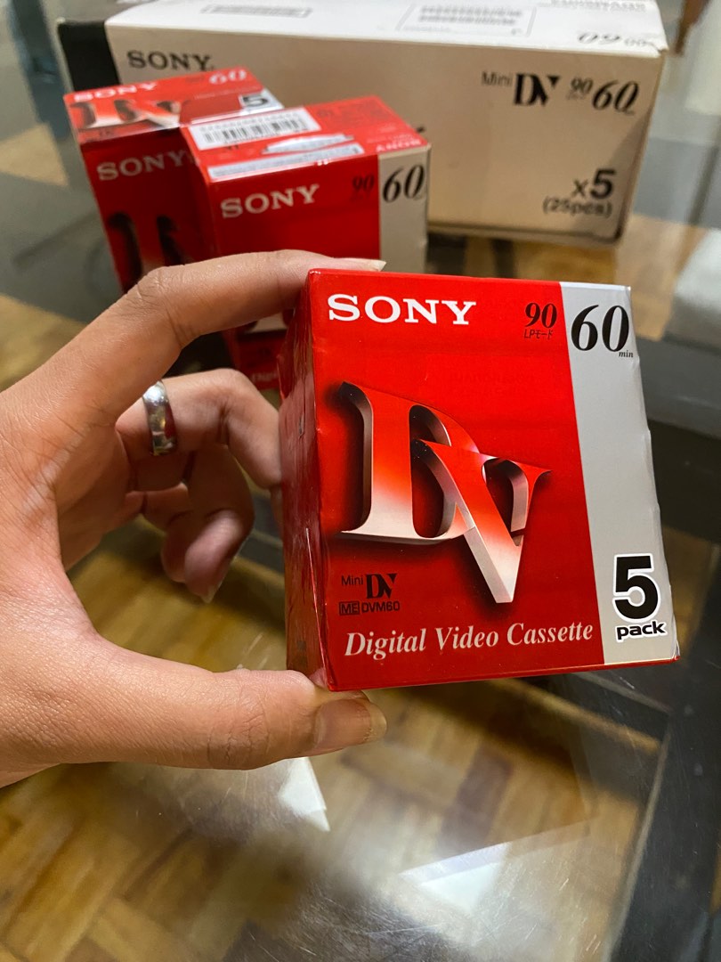 Digital Video Cassette Blank Tapes (5 pack), Photography, Video Cameras ...