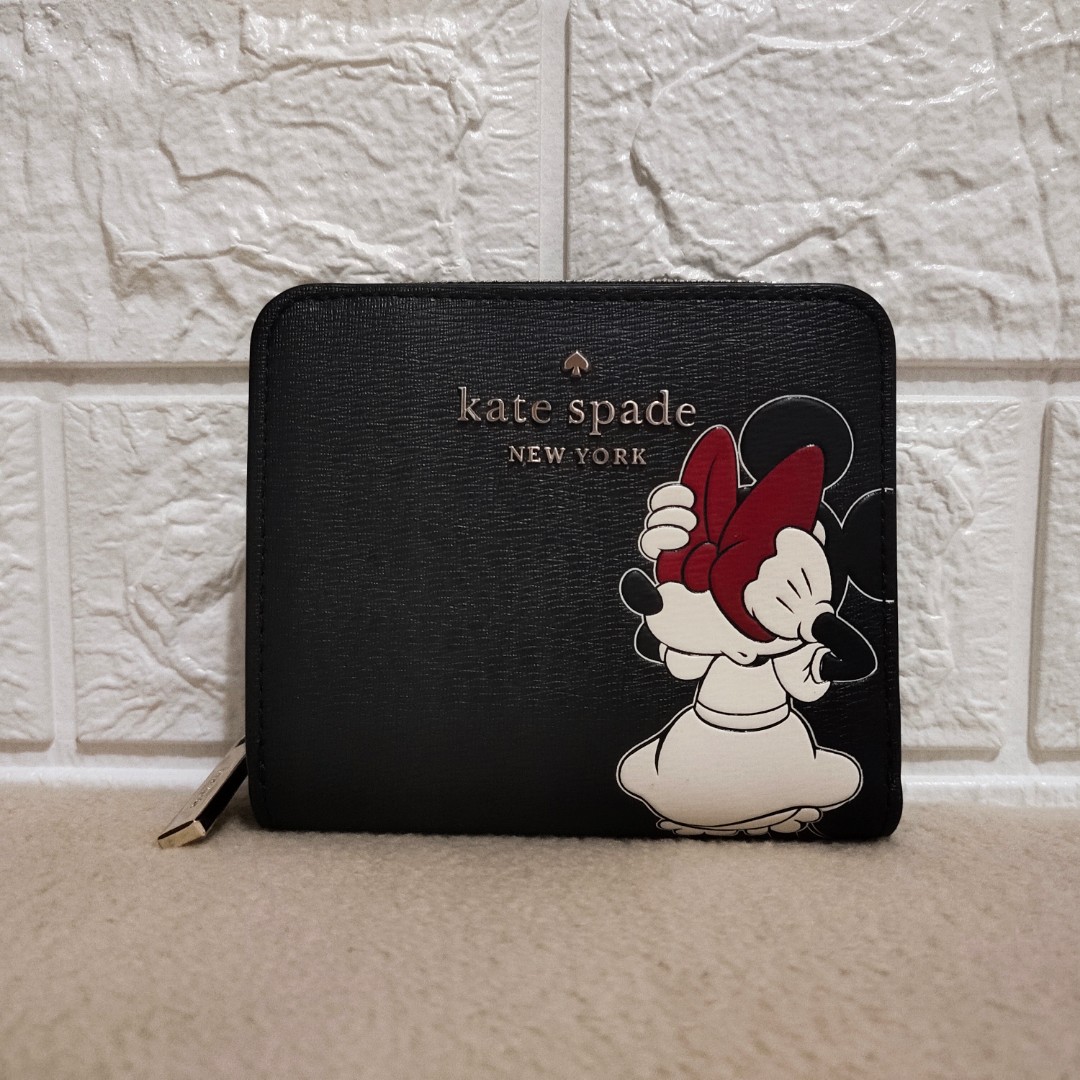 Disney X Kate Spade New York Minnie Mouse Zip Around Wallet, Women's ...