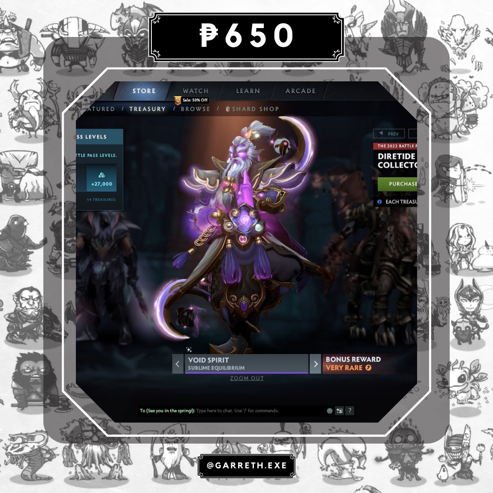 [DOTA] Diretide 2022 Collector's Cache II - Void Spirit (very rare ...