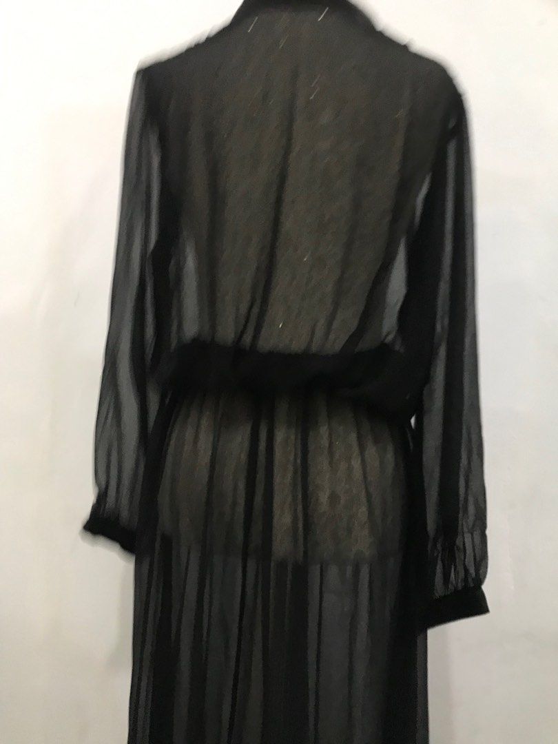 Dress x see through transparent dress, Women's Fashion, Dresses & Sets ...