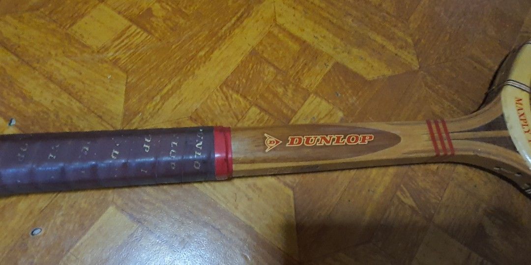 Vintage dunlop maxply fort wooden tennis racket, Sports Equipment ...