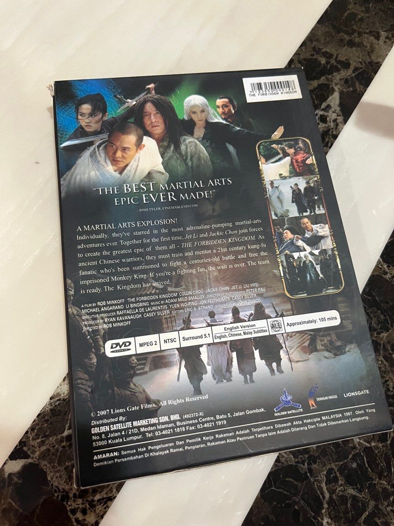 Clearance-The Forbidden Kingdom (Jackie Chan & Jetli) Original Movie ...
