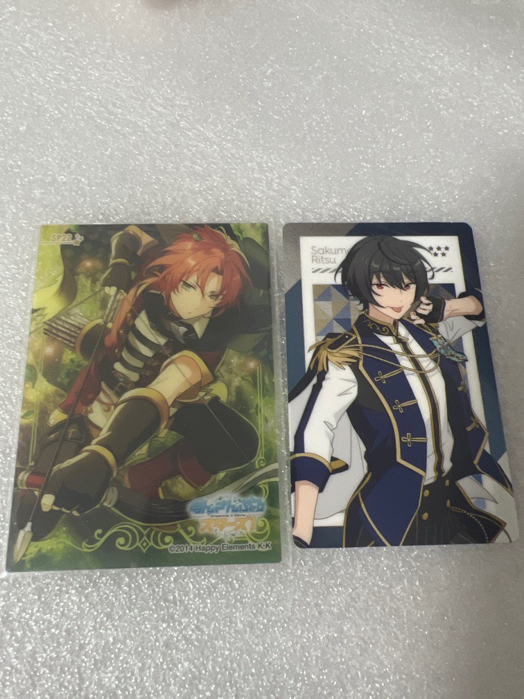 Ensemble Stars Ritsu and Leo Cards, Hobbies & Toys, Memorabilia ...