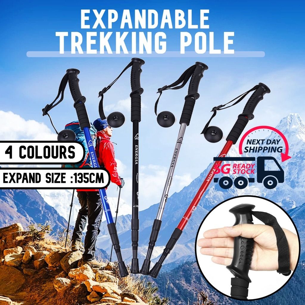 Expandable Trekking Poles/ Outdoor Trekking Poles/ Collapsible Hiking ...