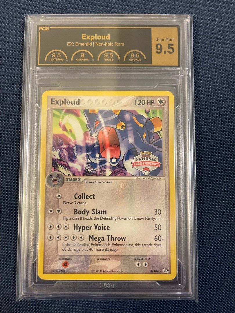 Exploud 3/106 - Ex Emerald National Championship Stamped PCG Gem Mint ...